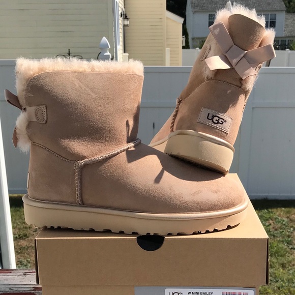 UGG | Shoes | Ugg Mini Bailey Bow Ii Metallic | Poshmark